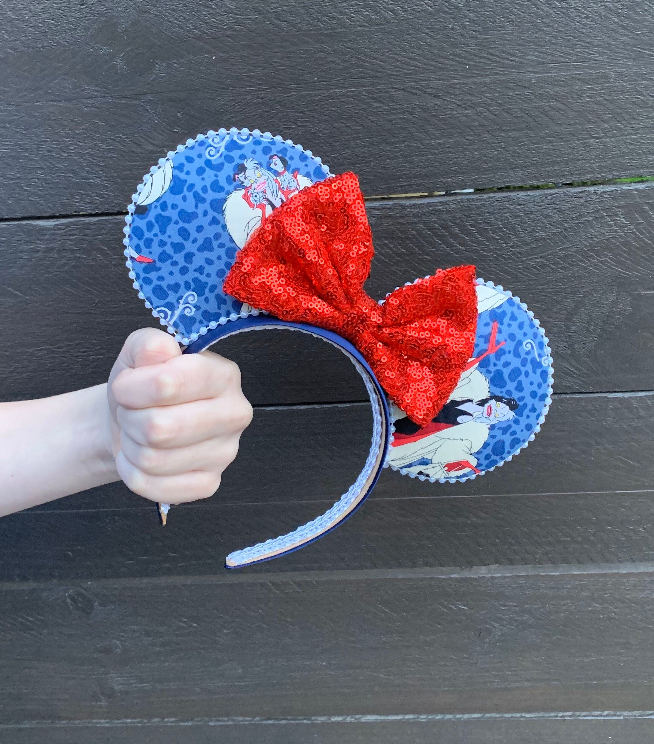 All the Puppies inspired mouse ears – Bows and Bands by JC
